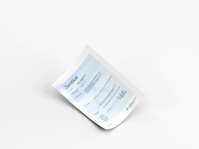 Certified quality of HUEHOCO GmbH